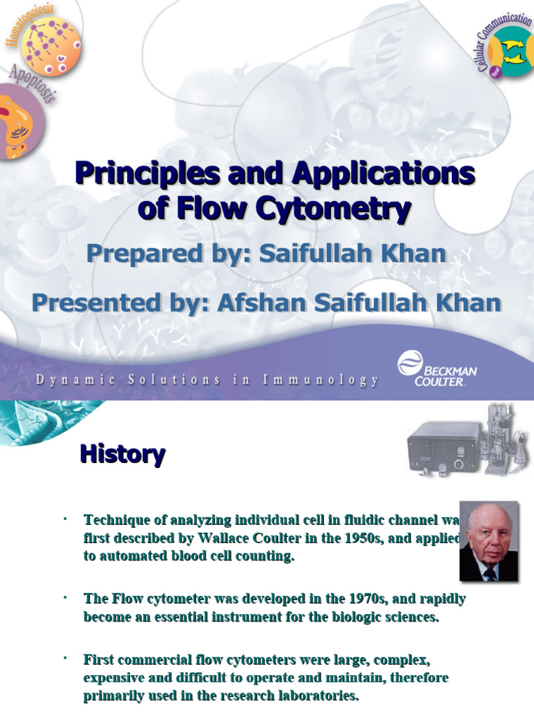 Flow Cytometry: Principles & Applications | PDF | Flow Cytometry | Lymphocyte