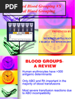 ABO Gel Card Typing Procedures | PDF | Blood | Medical Specialties