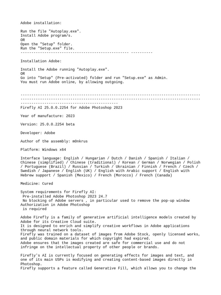 Adobe Installation | PDF | Adobe Photoshop | Icon (Computing)