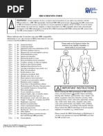 MRI Safety Guidelines and Protocols | PDF | Magnetic Resonance Imaging ...