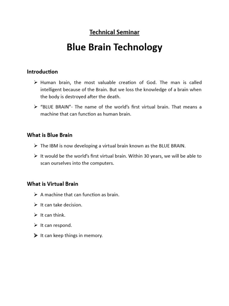 Technical Seminar Document | PDF