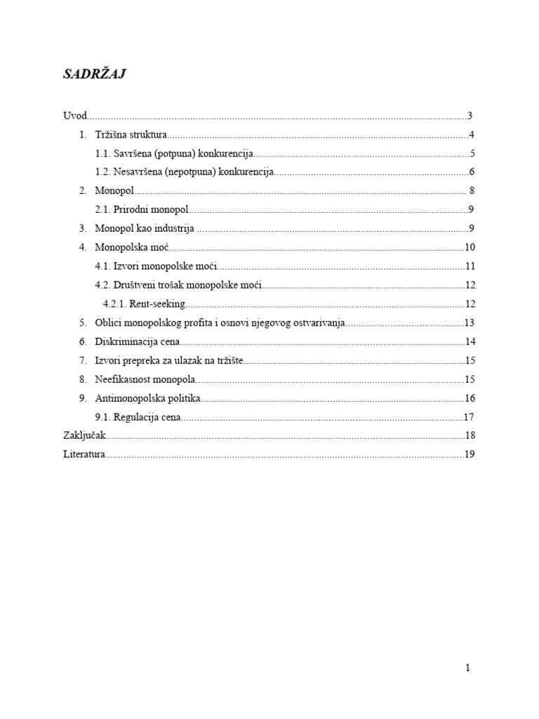 Seminarski Rad Mikroekonomija 2023 | PDF