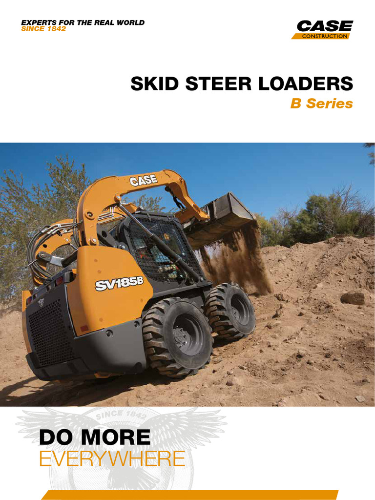 Case SSL Specalog | PDF | Loader (Equipment) | Horsepower