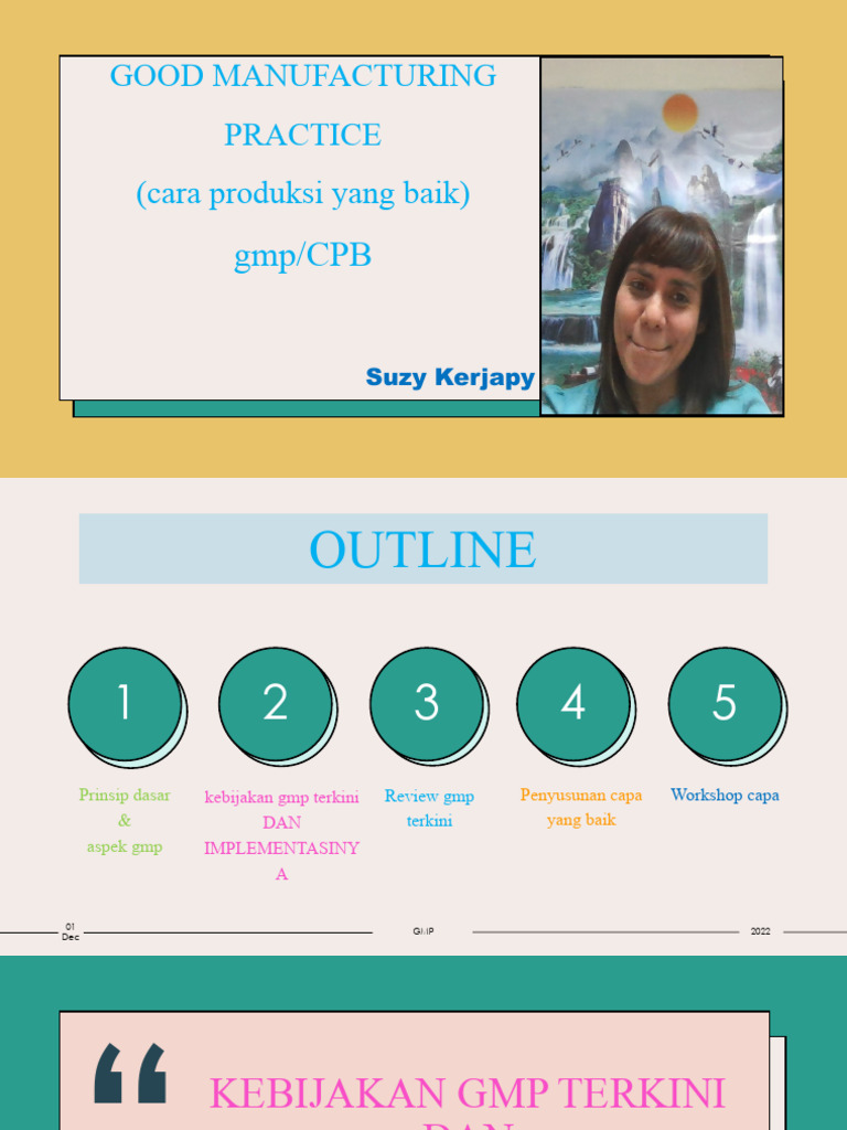 Modul 2 Kebijakan GMP Terkini & Implementasinya | PDF | Bisnis ...