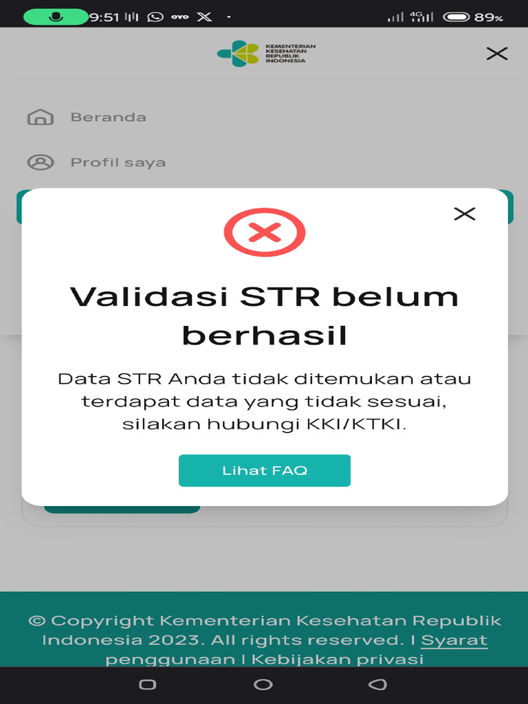 Validasi STR | PDF