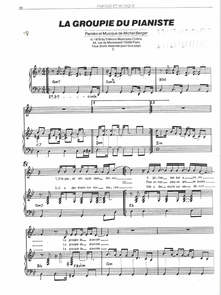La Groupie Du Pianist e 2 | PDF