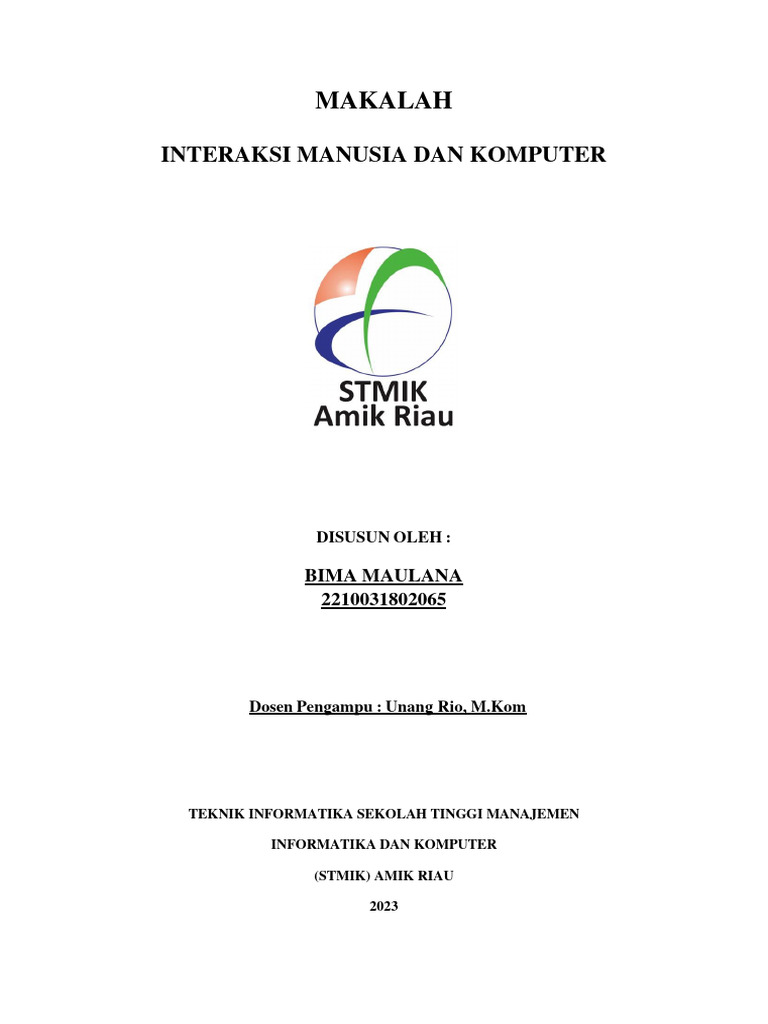 Tugas Imk 2023UAS | PDF