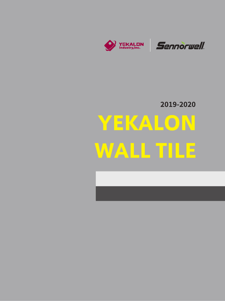 Yekalon Wall Tile | PDF