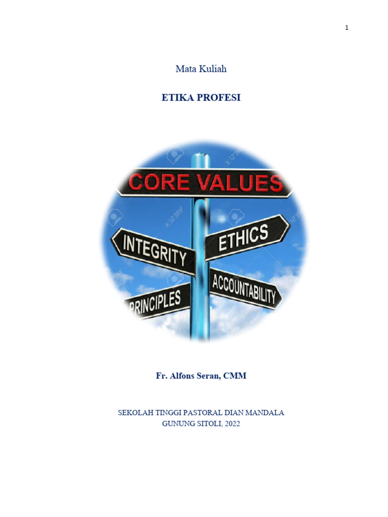Etika Profesi - Handout | PDF