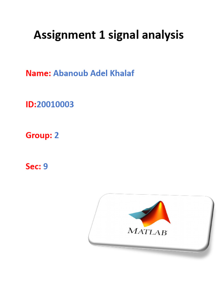 Abanoub Adel (ID 20010003) | PDF | Fast Fourier Transform | Algorithms