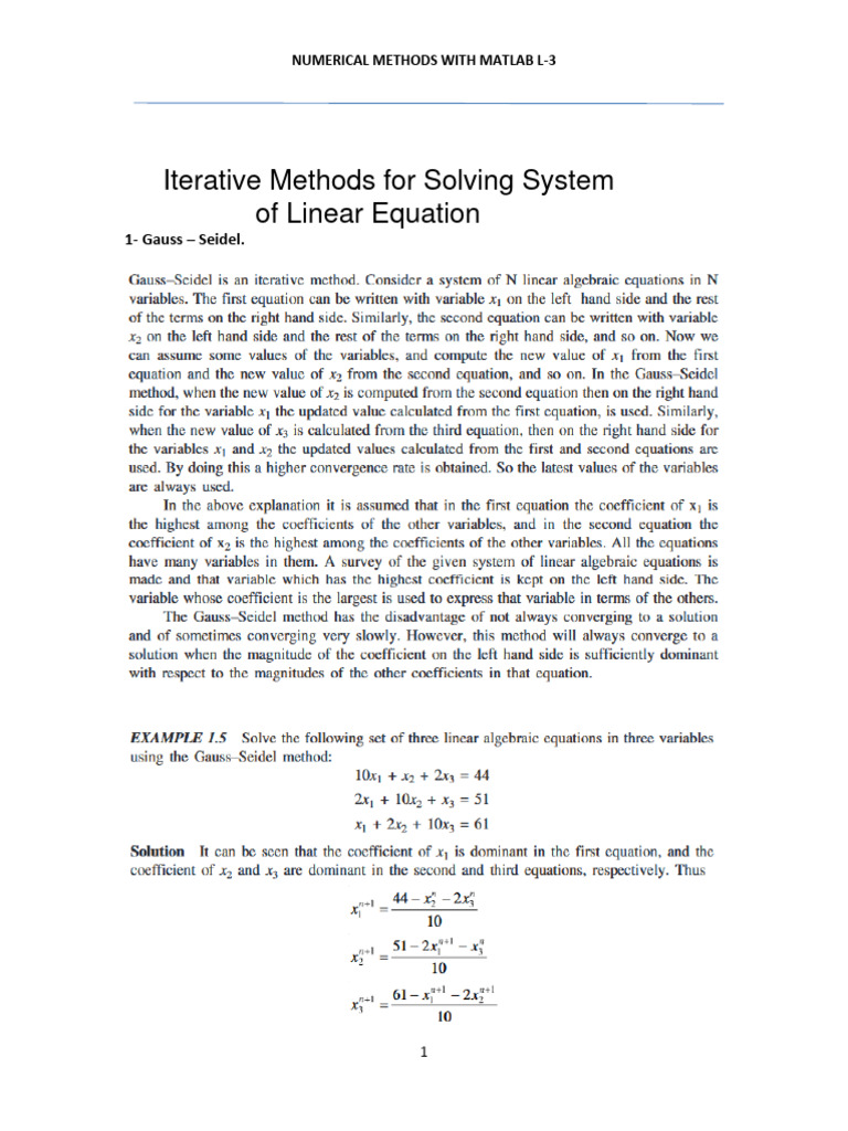 Numerical Methods - L33 | PDF | Algorithms And Data Structures ...