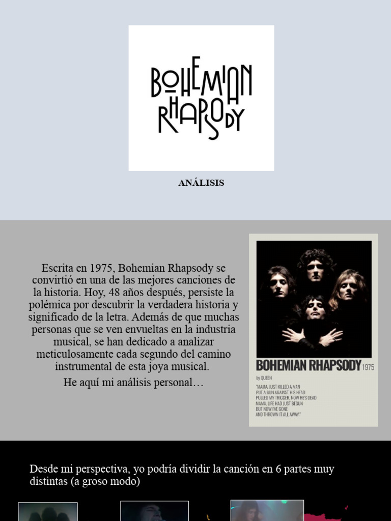 Bohemian Rhapsody | PDF | Canciones | Las artes escénicas