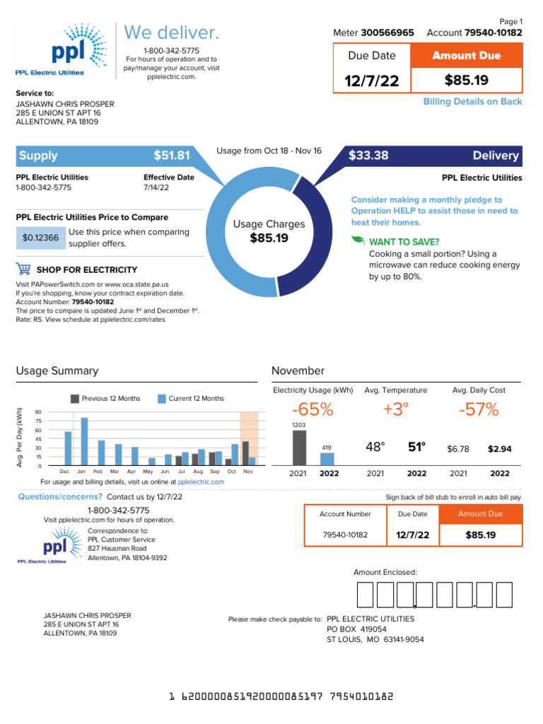 My Recent Bill | PDF | Cheque | Economies