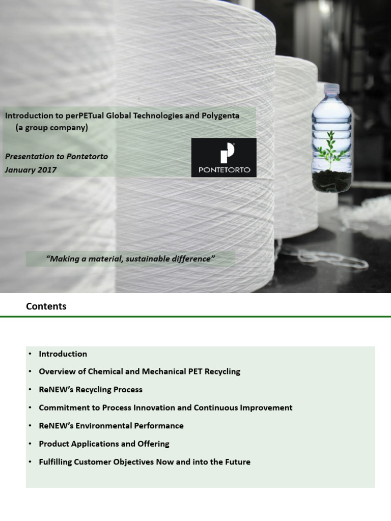 RENEW perPETual Technology | PDF