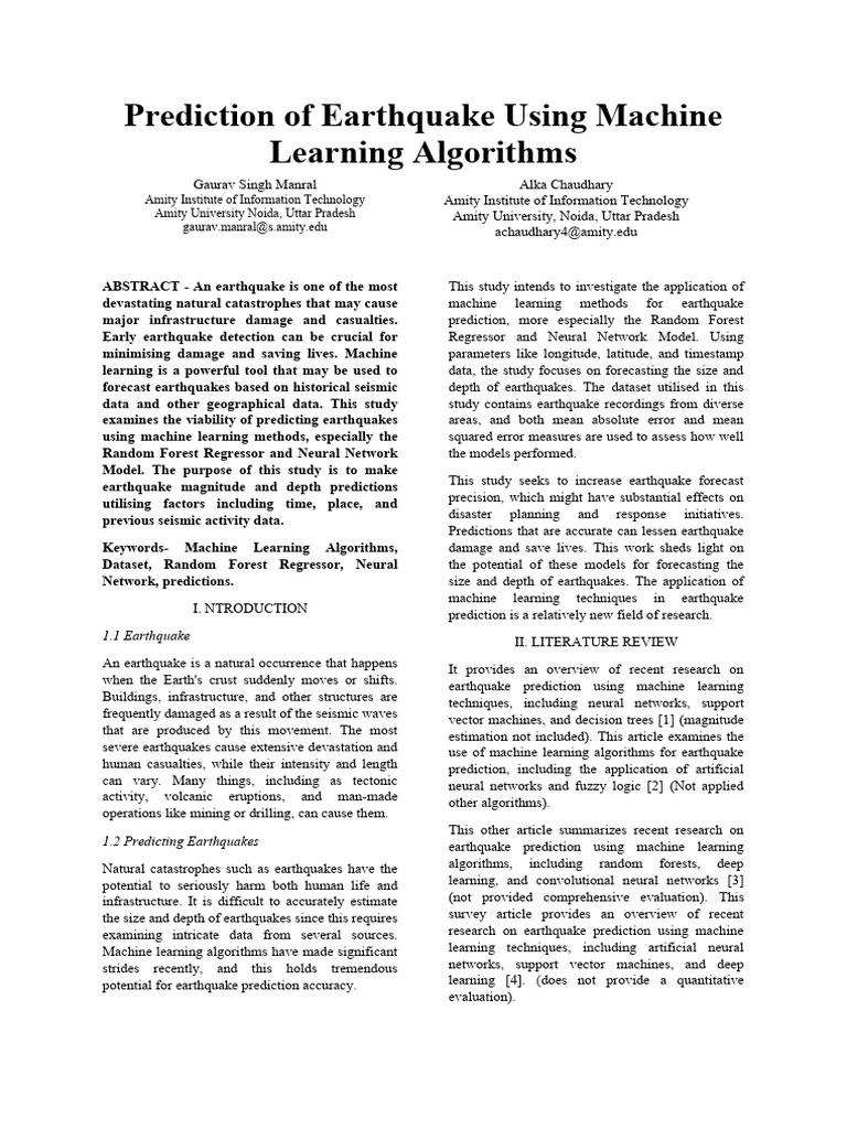 Updated Paper ID-118 | PDF | Machine Learning | Artificial Neural Network