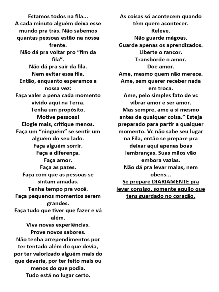 Estamos Todos Na Fila | PDF