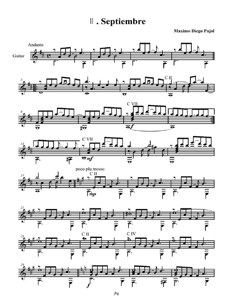 Septiembre by Maximo Pujol | PDF