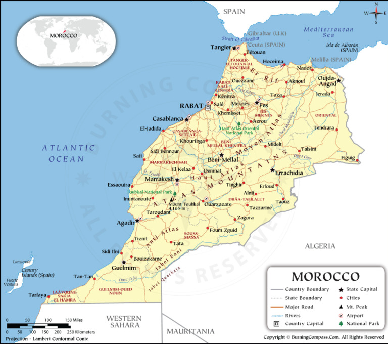 Morocco Map | PDF
