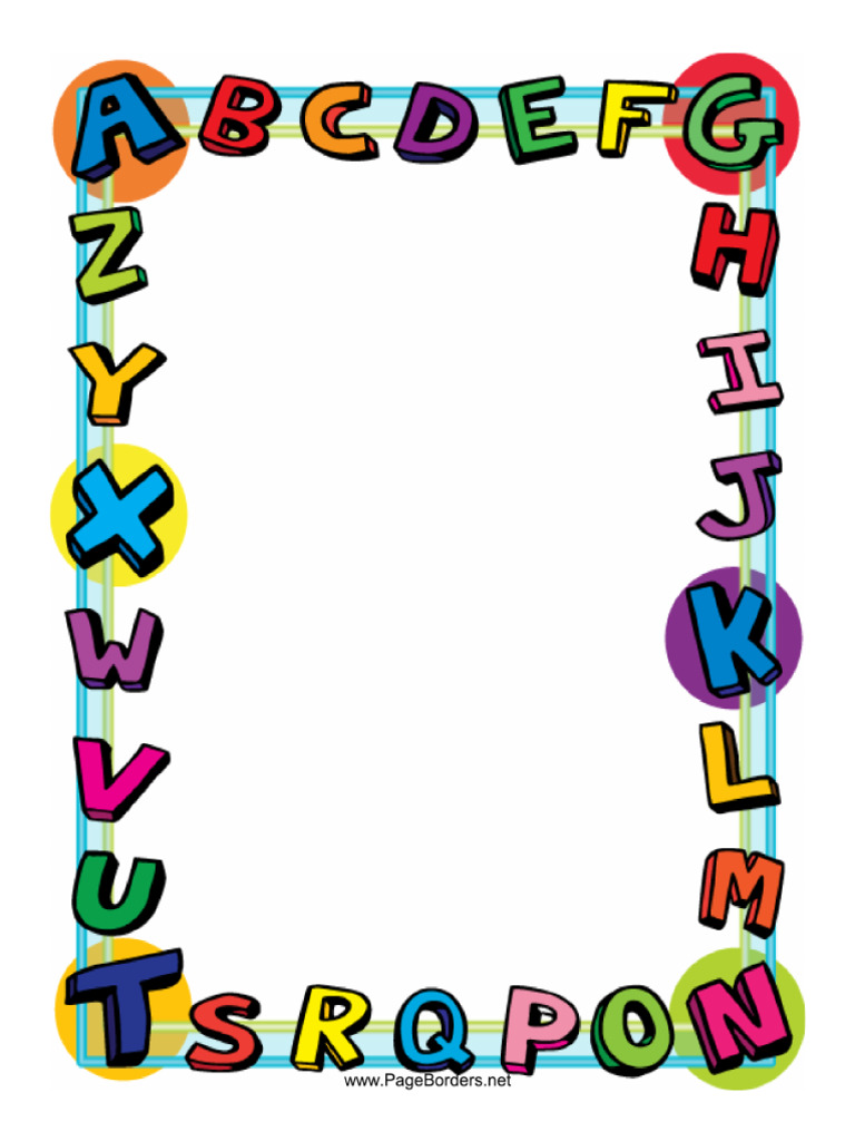 Alphabet Border | PDF