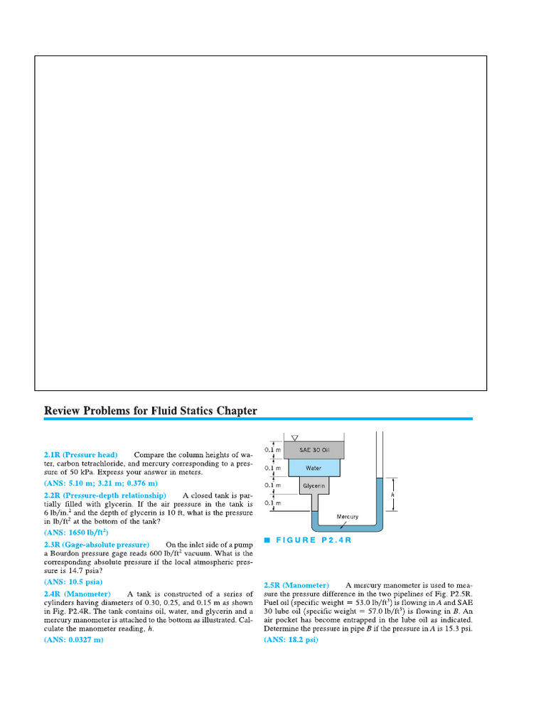Review Problems Solutions Statics | PDF