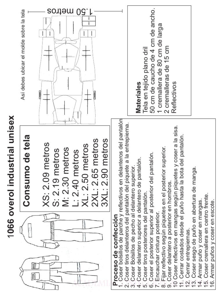 1066 Overol Industrial Curva Completa | PDF