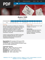 Acero 1045 - S45C - C45 - Propiedades - Composición Química1 | PDF ...