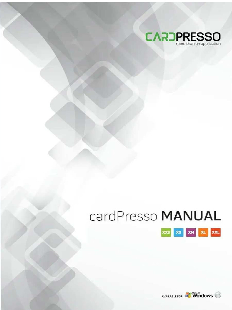 PDF Cardpresso Manual Compress | PDF | Informática | Software