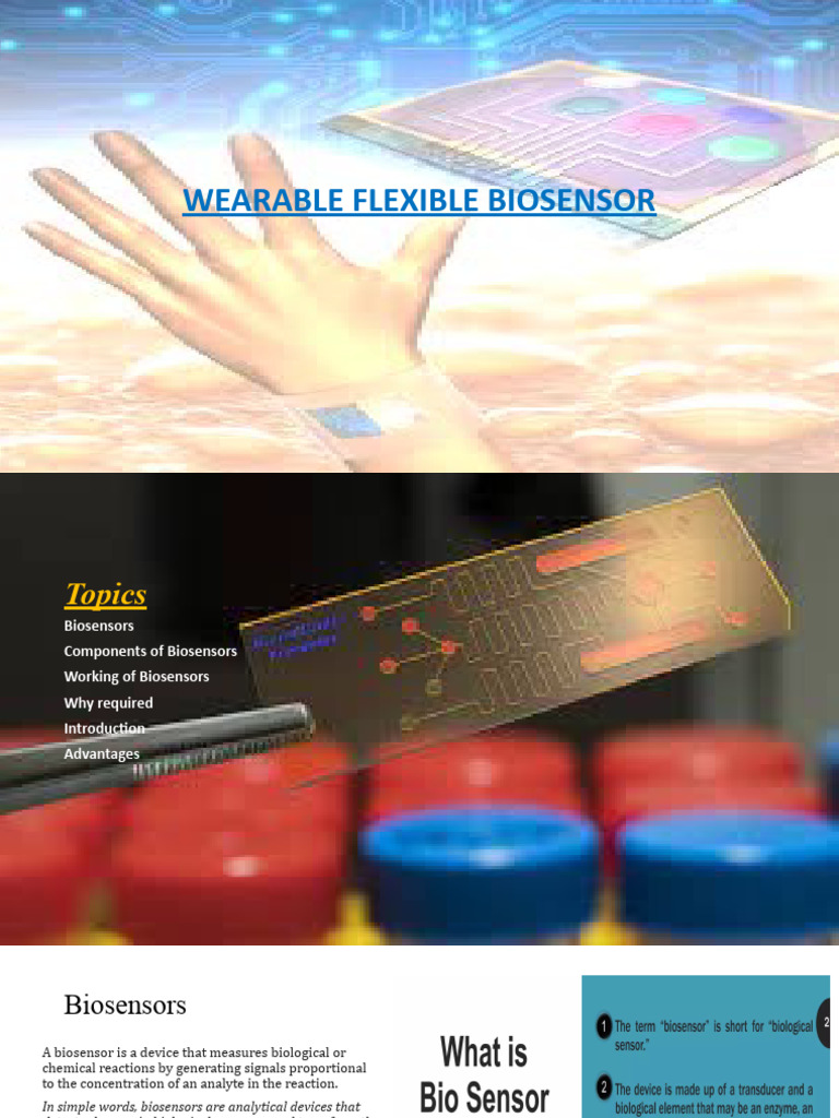 Wearable Flexible Biosensors Overview | PDF