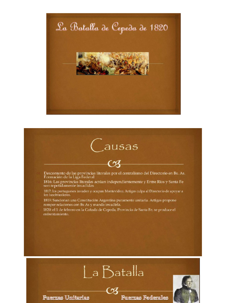 Batalla de Cepeda | PDF