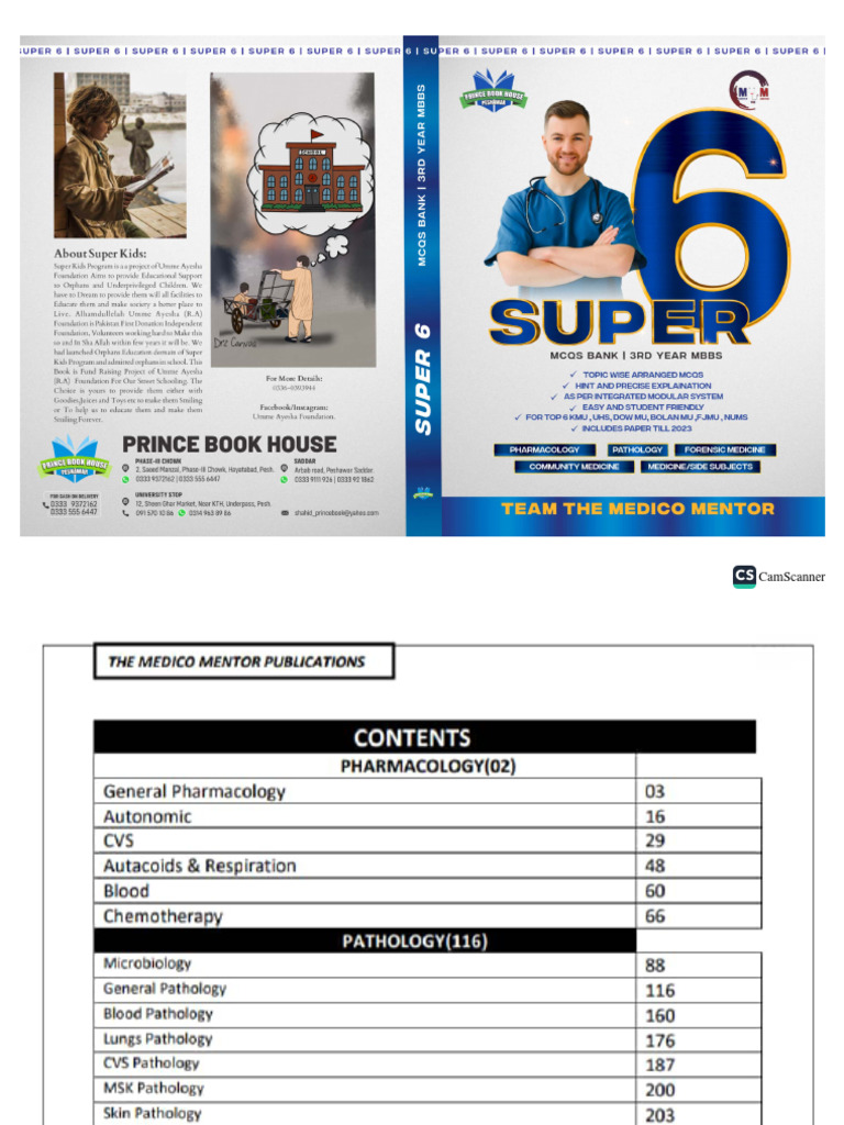 3rd Year MBBS TMM Super 6 | PDF