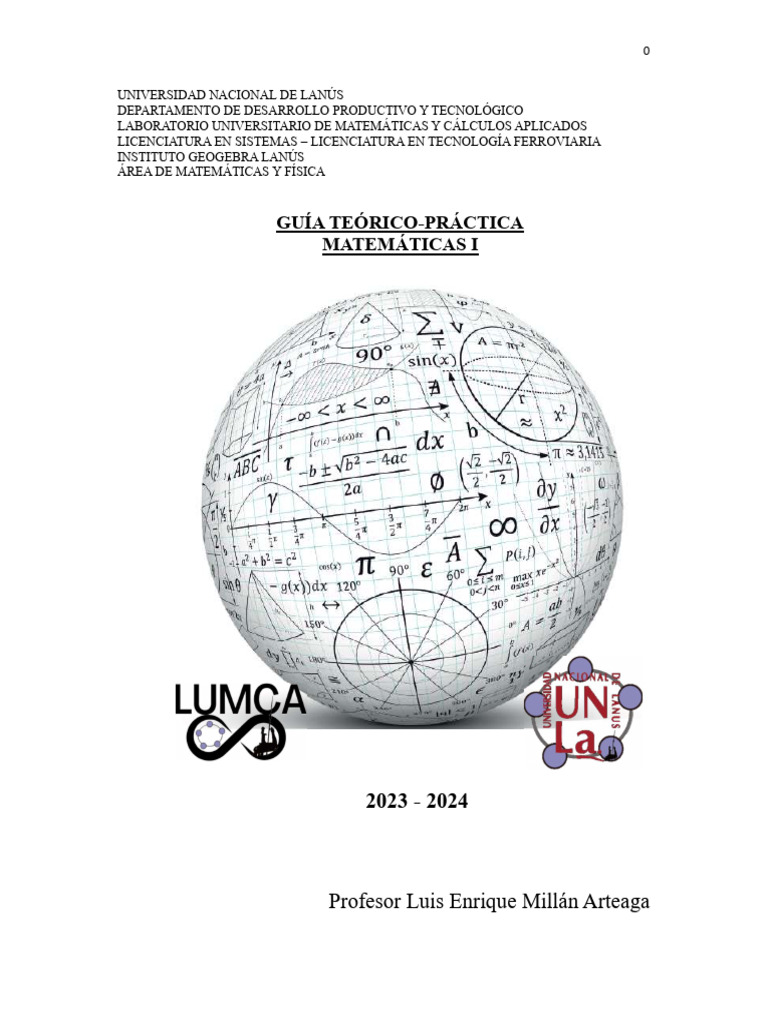 Guía Matemáticas I Pdf Porcentaje Teoría De Los Números