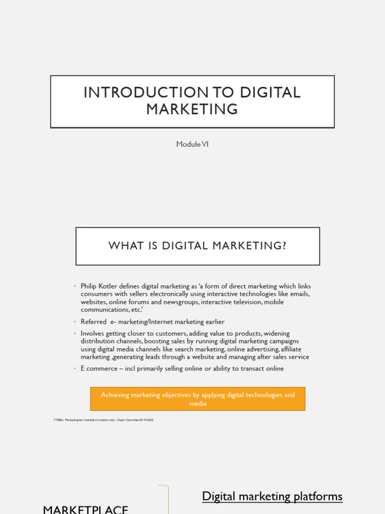Digital Marketing Essentials | PDF