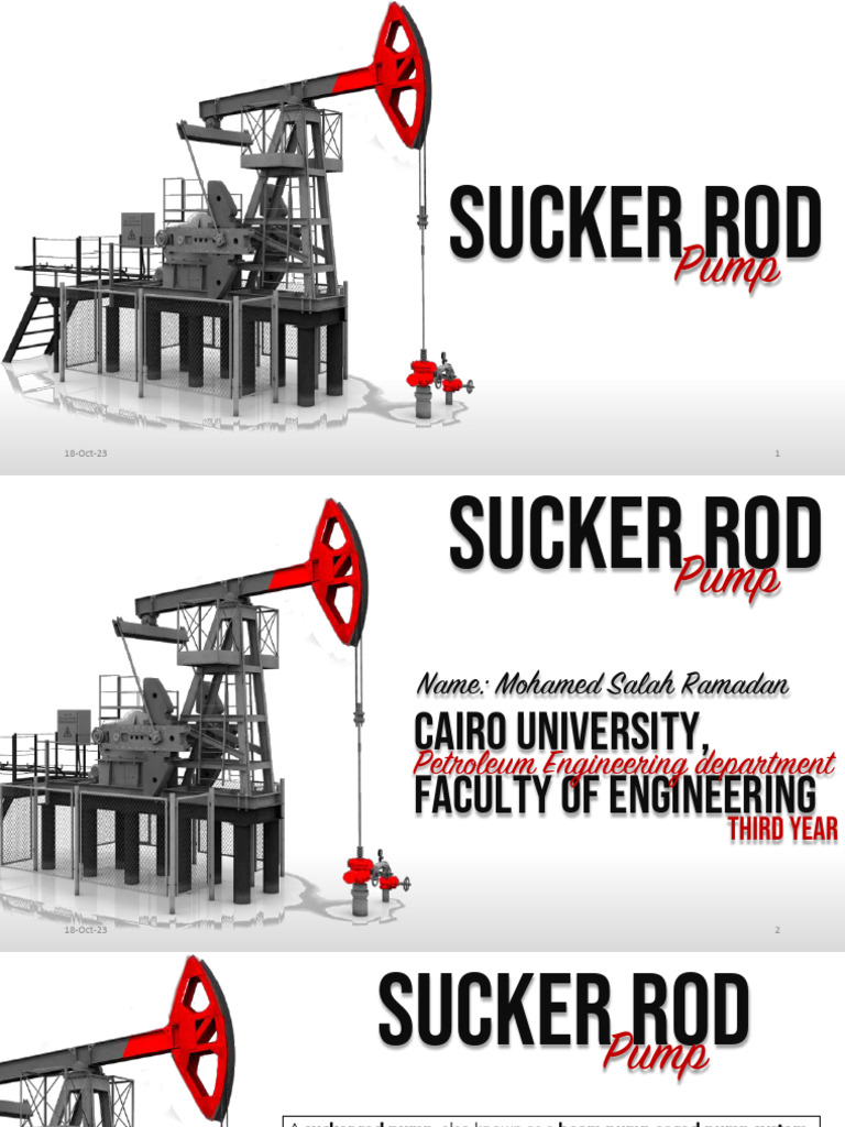 Sucker Rod Pump Guide for Students | PDF | Pump | Engines