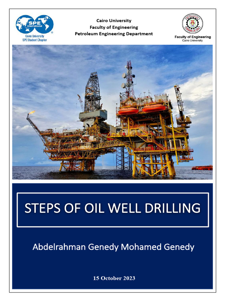 Oil Well Drilling Steps Guide | PDF | Drilling Rig | Oil Well
