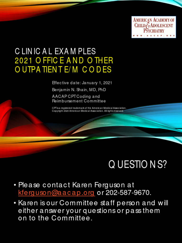 Clinical Examples AACAP | PDF