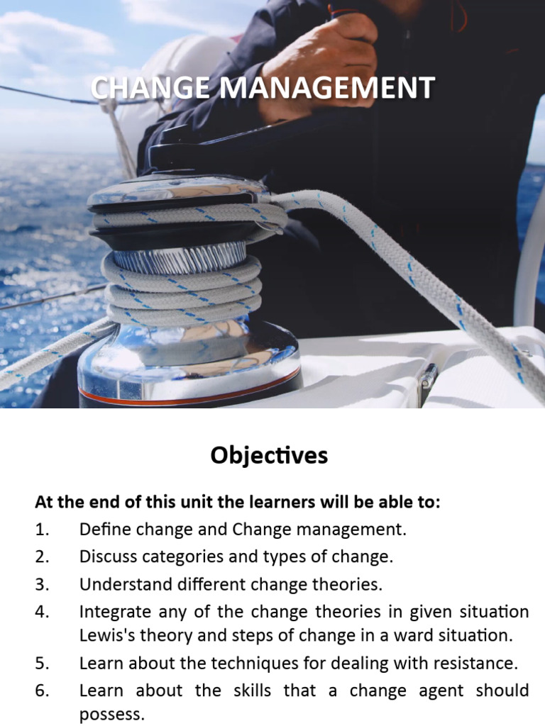 Unit 5 Change Management | PDF | Change Management | Power (Social And ...