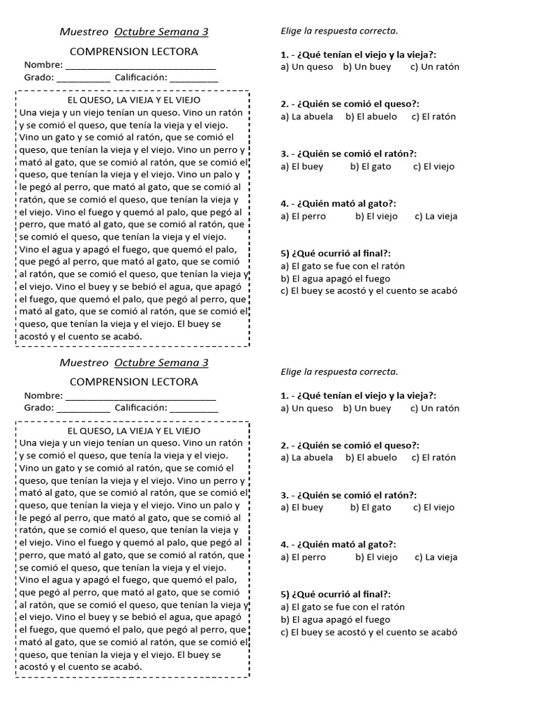 Ficha de Comprensión Lectora | PDF | Cocina, comidas y vino