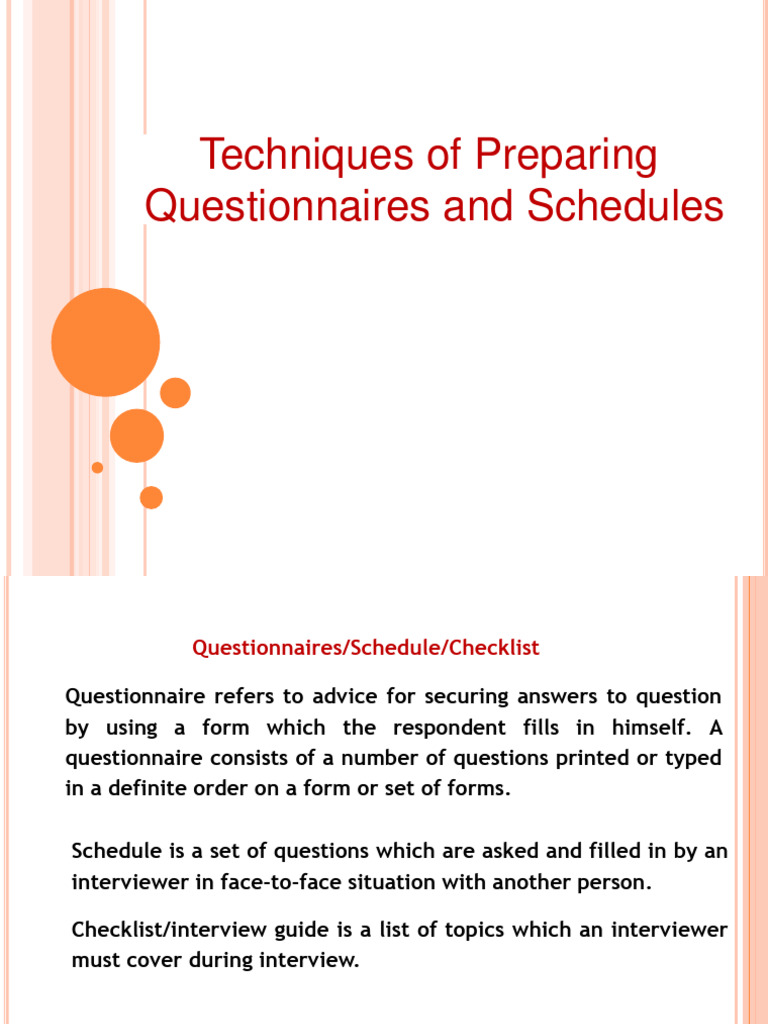 Techniques of PQ | PDF | Questionnaire | Employment