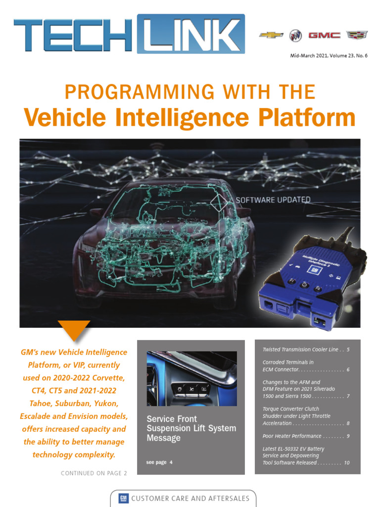 GM TechLink 06 Mid-March 2021 | PDF | Electrical Connector | Ethernet