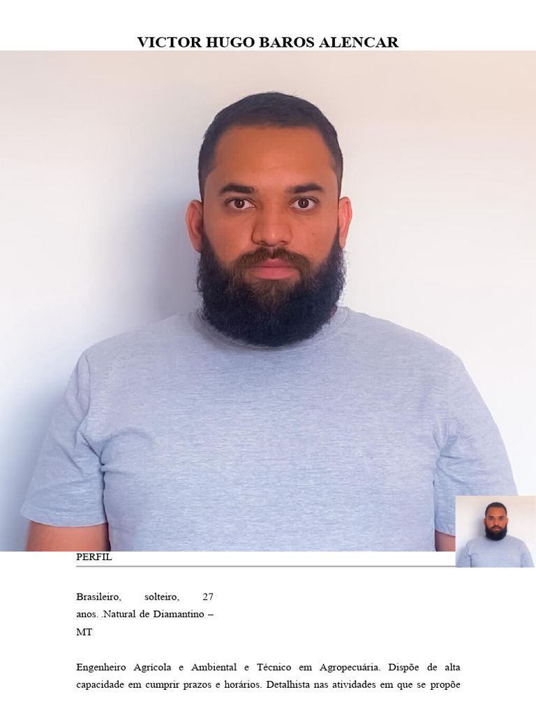 Victor Hugo Barros Alencar | PDF | Agricultura | Engenharia