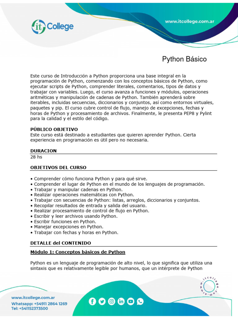 Python Basico | PDF