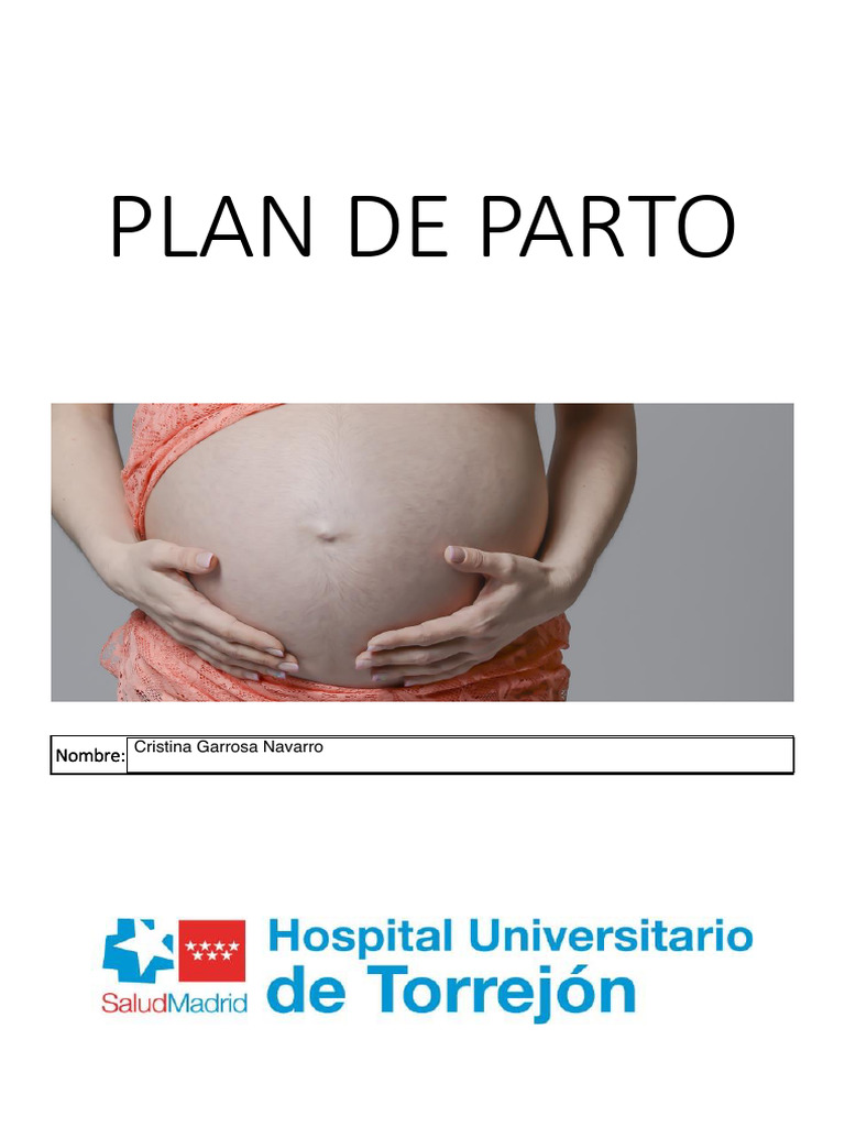 Plan de Parto Editado | PDF | Parto | Seccion de cesárea