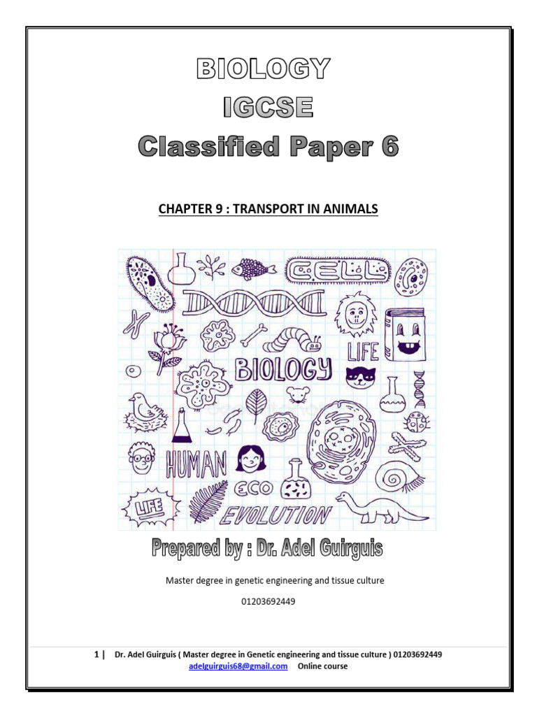 Bio Classified p6 (Adel Guirgus) | PDF | Histology | Anatomy