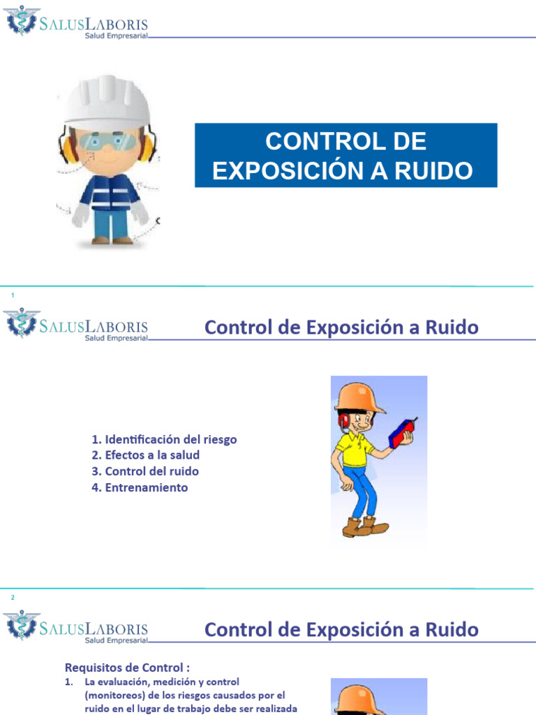 Control de Exposición A Ruido | PDF | ruido | Escuchando