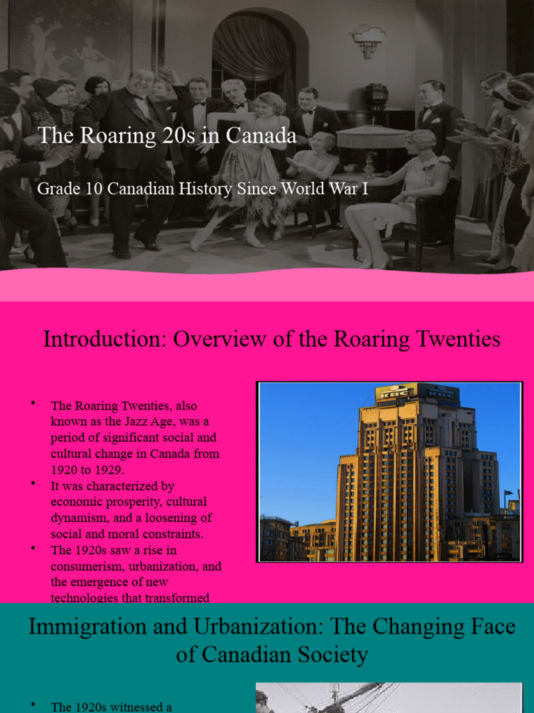 The Roaring 20s in Canada | PDF