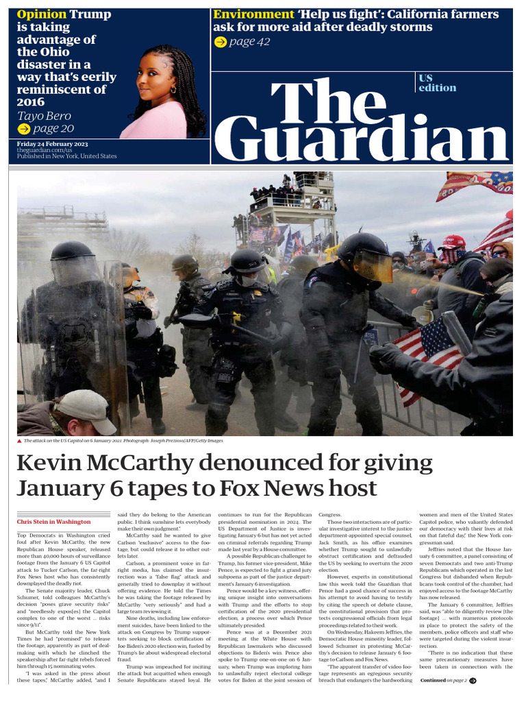 The Guardian Us A 24 February | PDF | United States Environmental ...