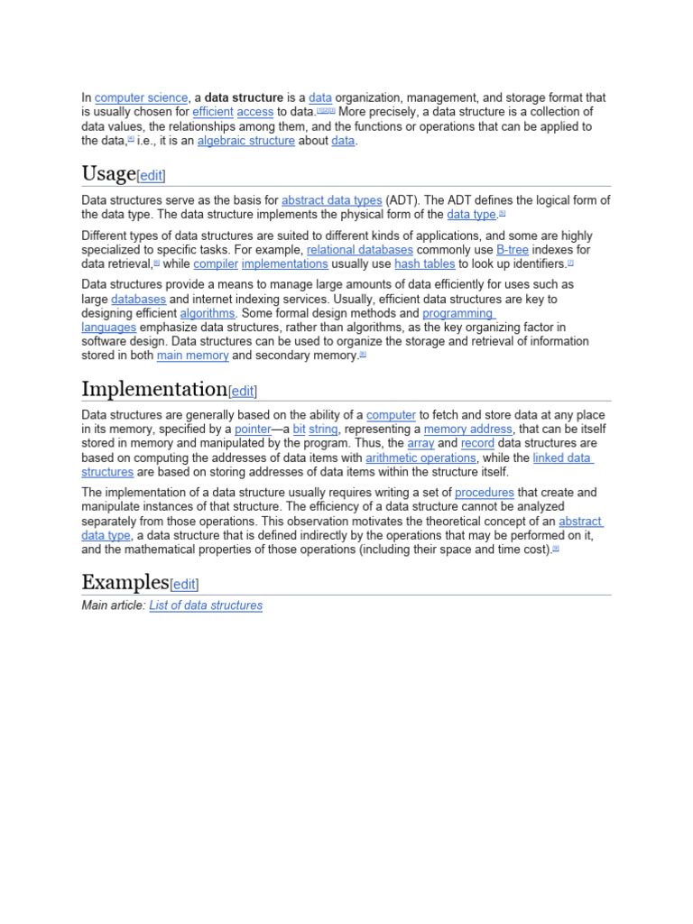 Data Structures Pdf Data Structure Data Type