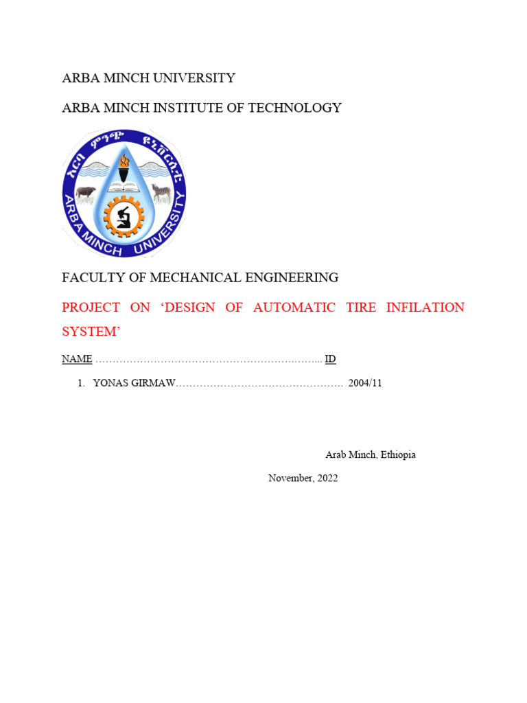 Automatic Tire Inflation System (AutoRecovered) New | PDF