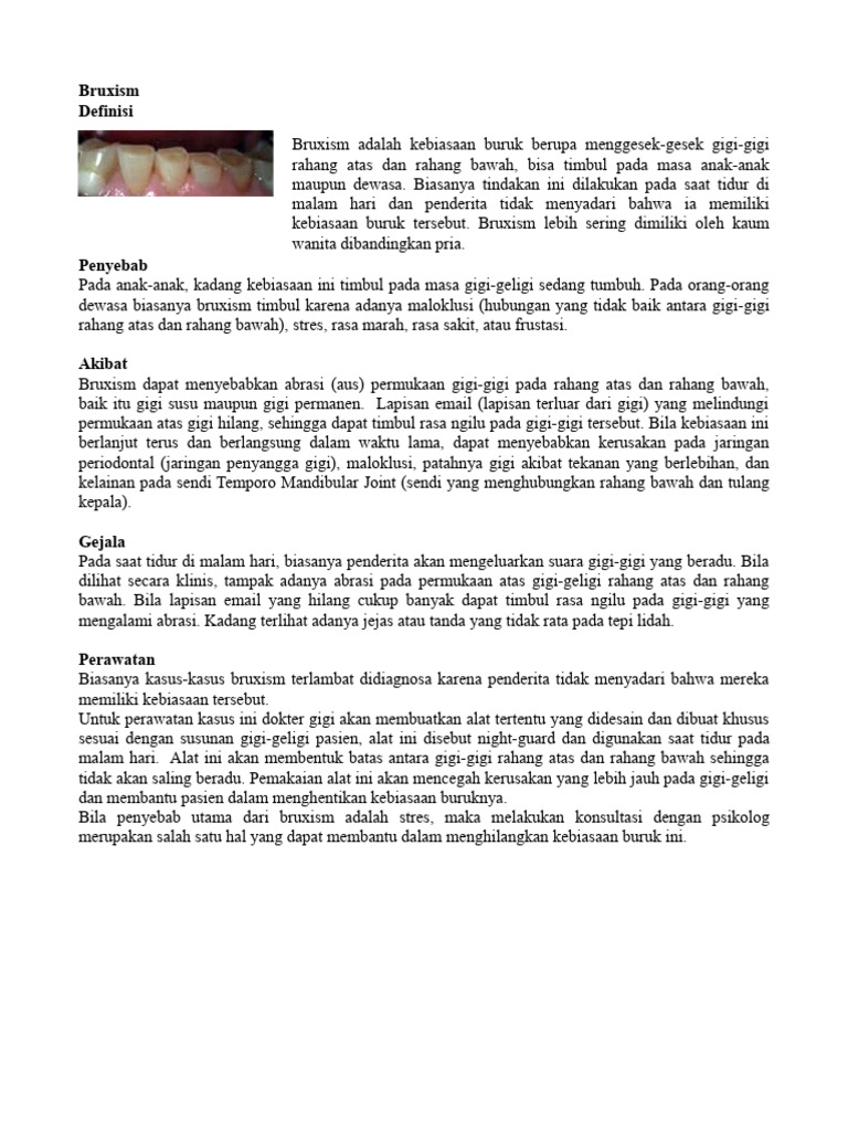 Bruxism | PDF