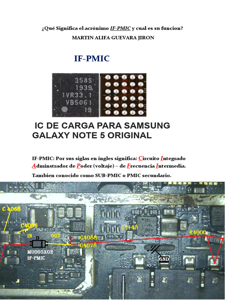 Función del IF-PMIC en celulares Samsung | PDF | Tecnología